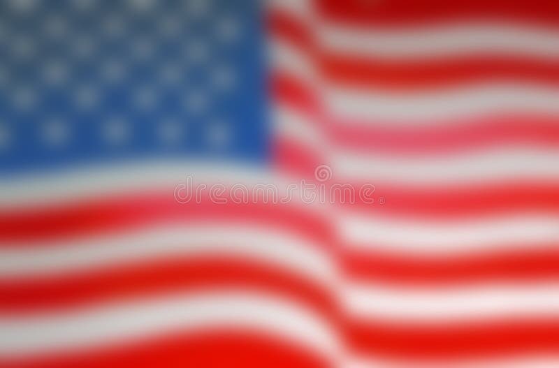 Blurred Background of the United States Flag Stock Photo - Image of ...