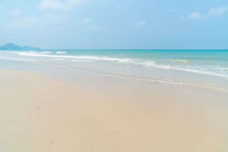 Blurred beach and sea stock photo. Image of sunlight - 90350610