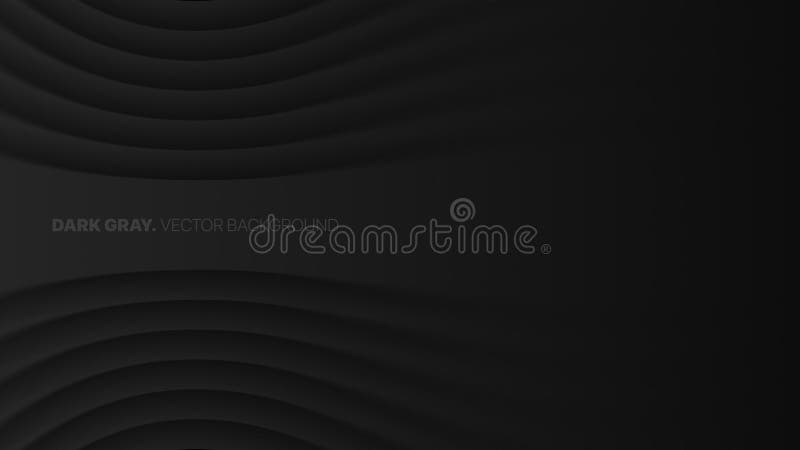 Blurred Bent Smooth Lines Dark Gray Futuristic Technology Abstract ...