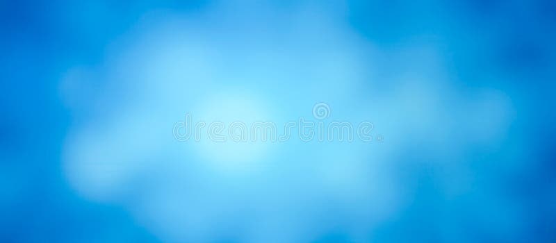 Blurred Blue Bokeh Background with Light Spots Smooth Gradient Soft ...