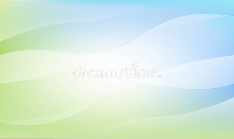 Blurred Blue and Green Poster with Line Stock Vector - Illustration of ...