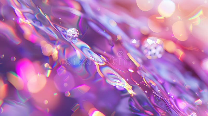 Blurred Bokeh Light,liquid Splash and Sparkles. Template for Various ...