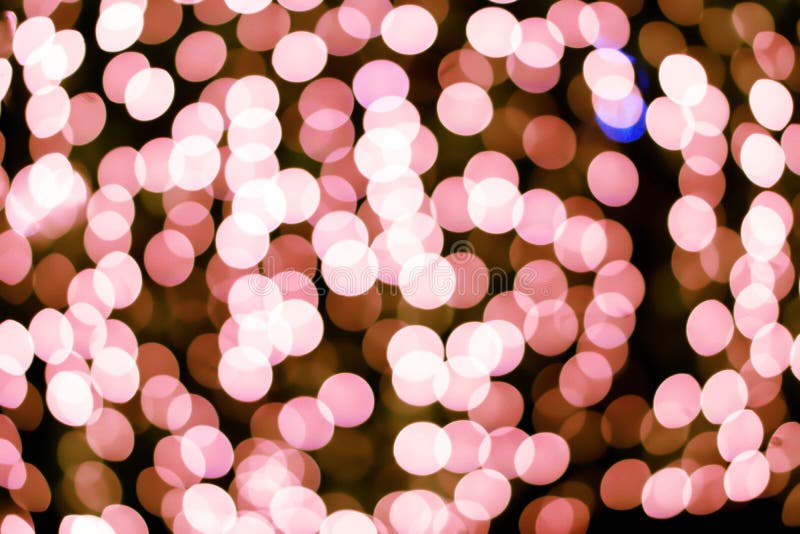 Blurred and Bokeh Pink Led Lighting in Full Screen Stock Image - Image ...