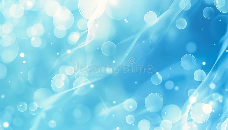 Blurred Bubbles: a Mesmerizing Mixture of Blue, Ice, and Liquid Stock ...
