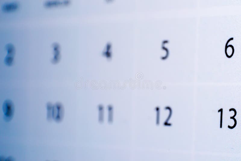 Abstract Calendar Time Background Stock Image - Image of passing, dream ...