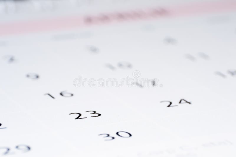 Abstract Calendar Time Background Stock Image - Image of passing, dream ...