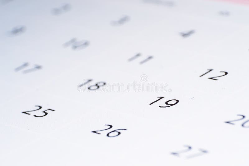 Abstract Calendar Time Background Stock Image - Image of passing, dream ...