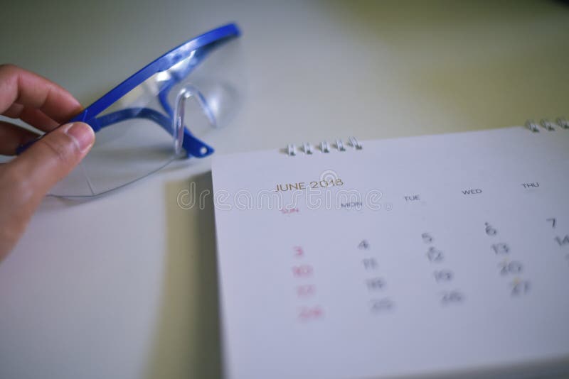 Blurred Calendar in Planning Concept Stock Image - Image of conference ...