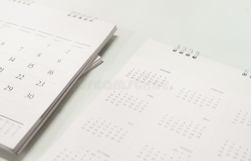 Blurred Calendar in Planning Concept Stock Photo - Image of monthly ...