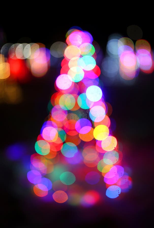 Blurred christmas lights stock image. Image of christmas - 22640555