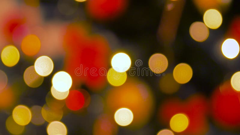 Blurred christmas lights stock footage. Video of decoration - 167191260