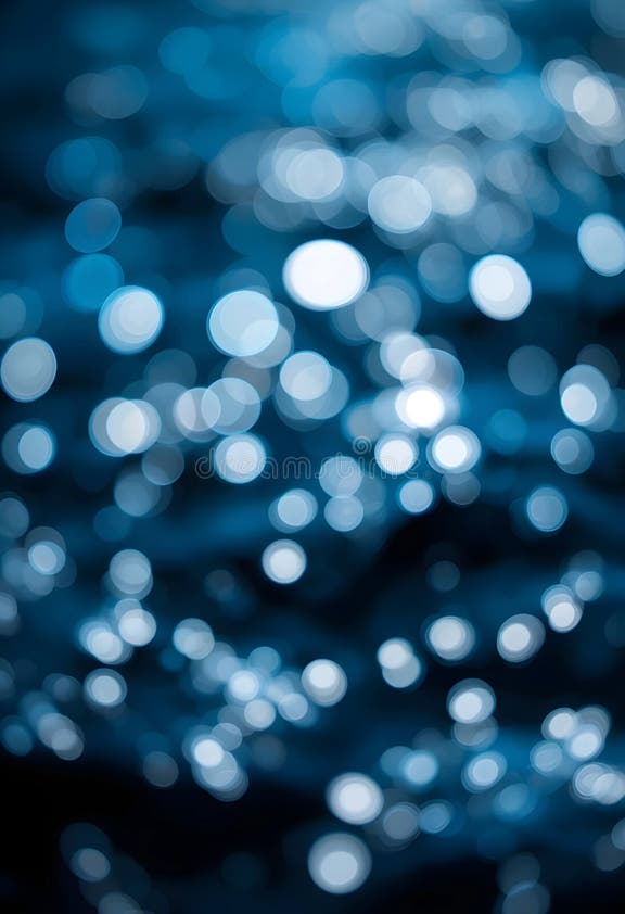 Dreamy Blue Bokeh Background - Soft Abstract Light Effect Stock Image ...