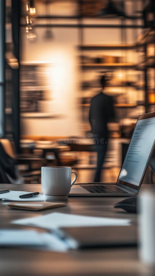 Minimalist Office Desk Scene Creative Workspace Inspiration Ideas Stock ...