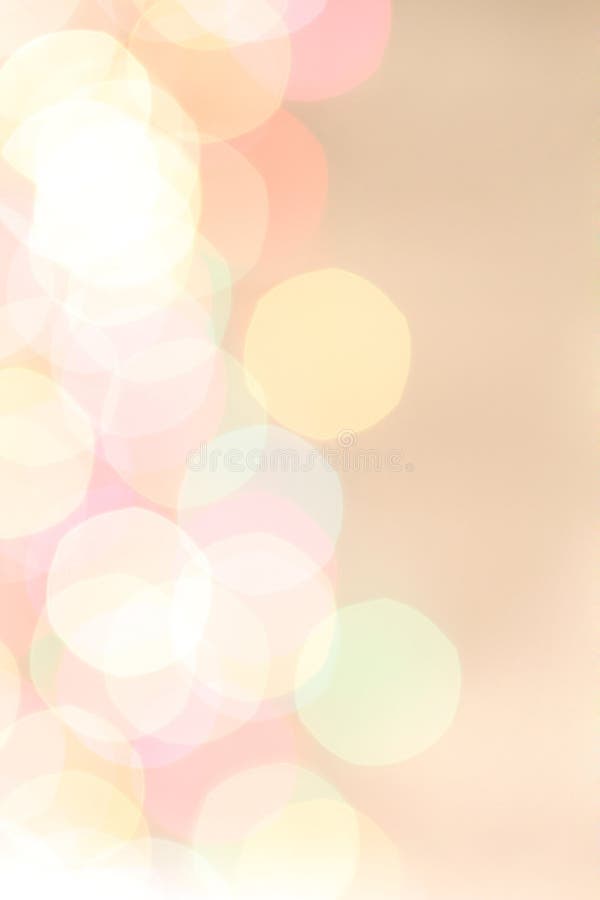 Blurred Colored Lights on Light Beige Background Stock Image - Image of ...