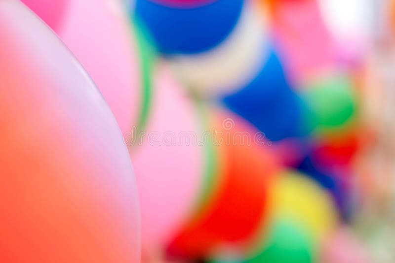 Blurred of Colorful Party Balloon Background and Wallpaper Stock Photo ...