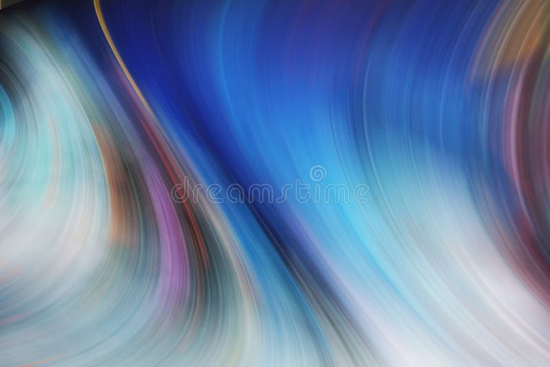 Blurred Curved Motion Effect Background Stock Illustration ...