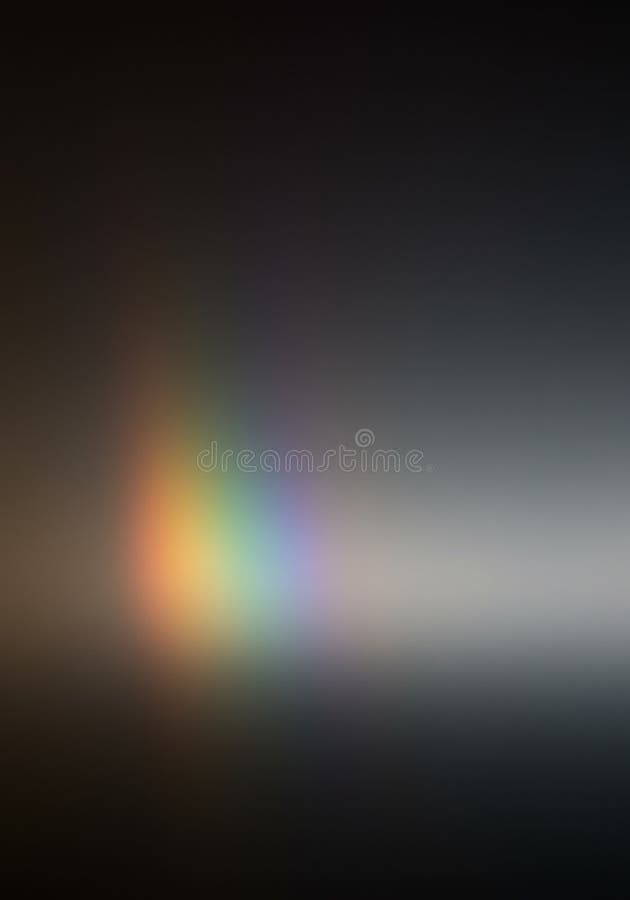Blurred Dark Background with Subtle Rainbow Light Spectrum Stock ...