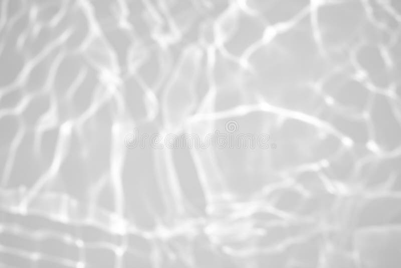 Blurred Shadow and Light Caustic Effect on a White Wall Stock Photo ...