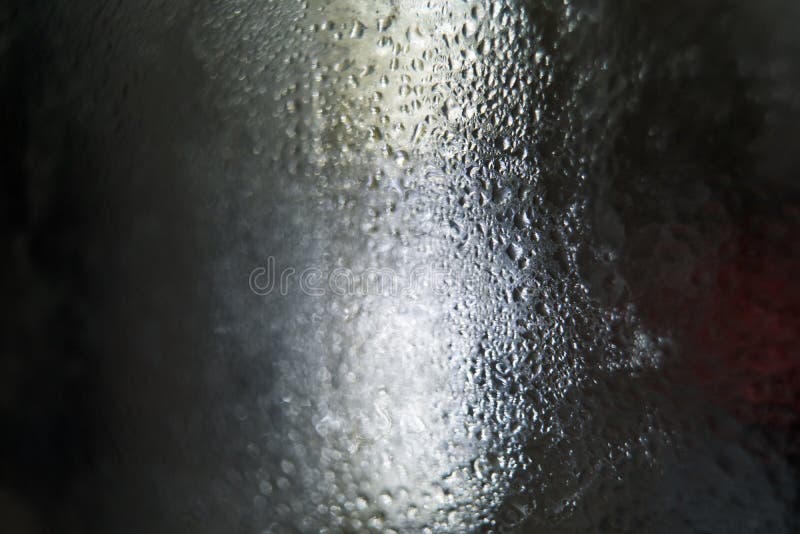 Blurred Drops of Rain on Window Building with Abstract Lights, Water ...