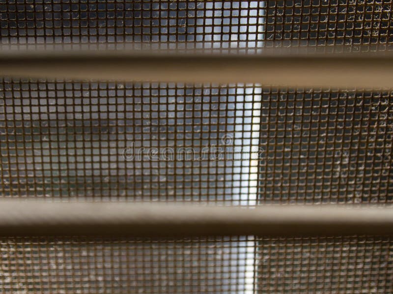 Blurred Dust Blinds Inside a Window, Blurred Dust and Dirty Mosquito ...
