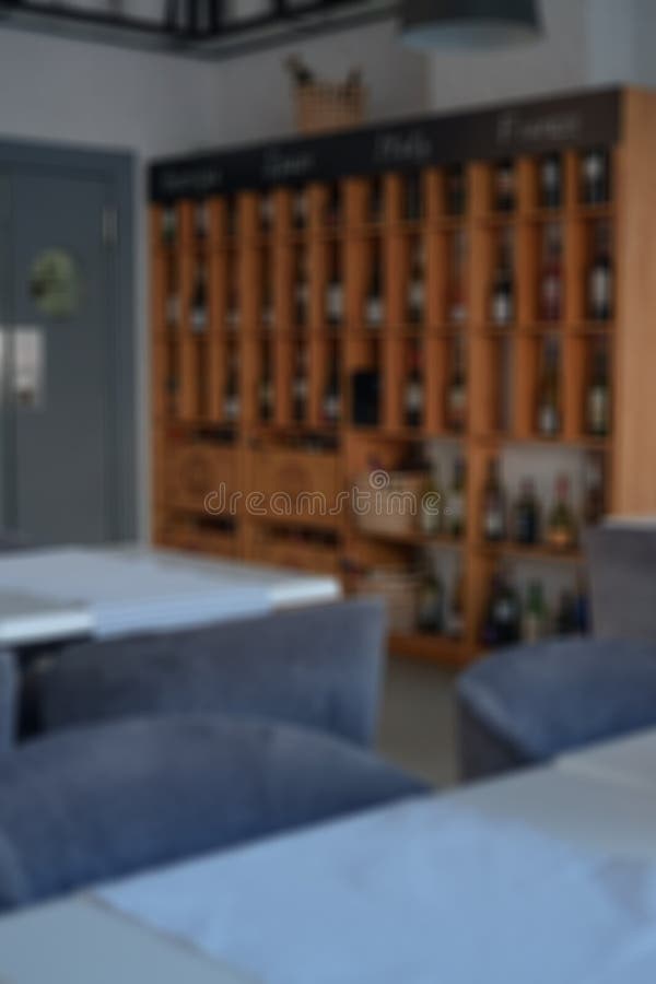 Blurred Empty Liquor Store Interior Stock Photo - Image of empty ...