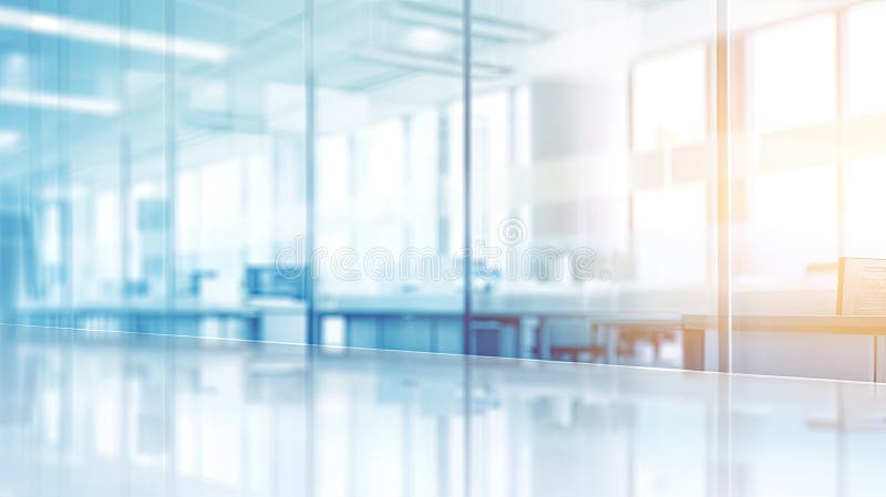 Blurred Empty Open Space Office. Abstract Light Bokeh at Office ...
