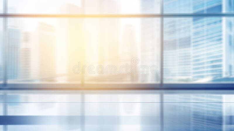 Blurred Empty Open Space Office. Abstract Light Bokeh at Office ...