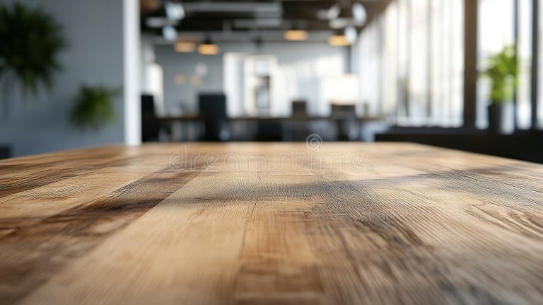 Blurred Empty Table Office Background Stock Image - Image of store ...
