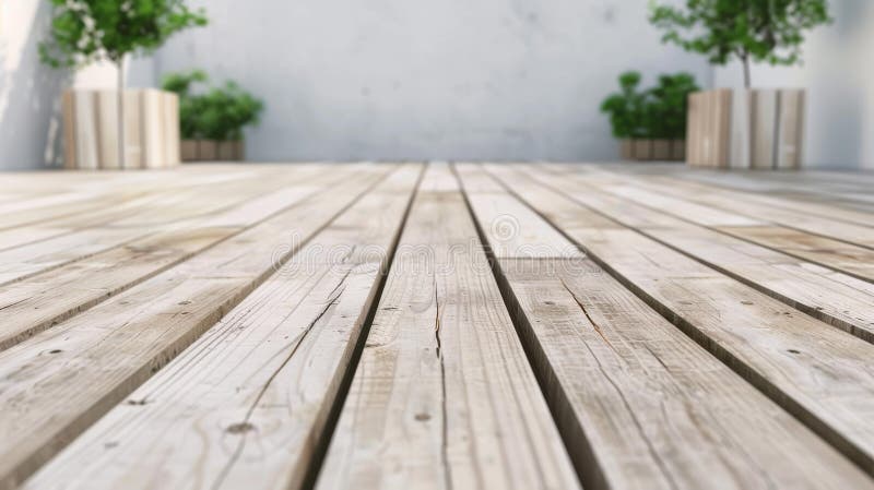 Blurred Empty White Modern Terrace Building Background for Product ...