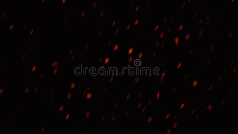 Blurred Fire Embers Sparks on Black Background . Texture Isolated ...