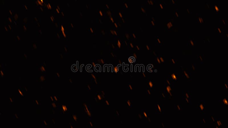 Blurred Fire Embers Sparks on Black Background . Texture Isolated ...
