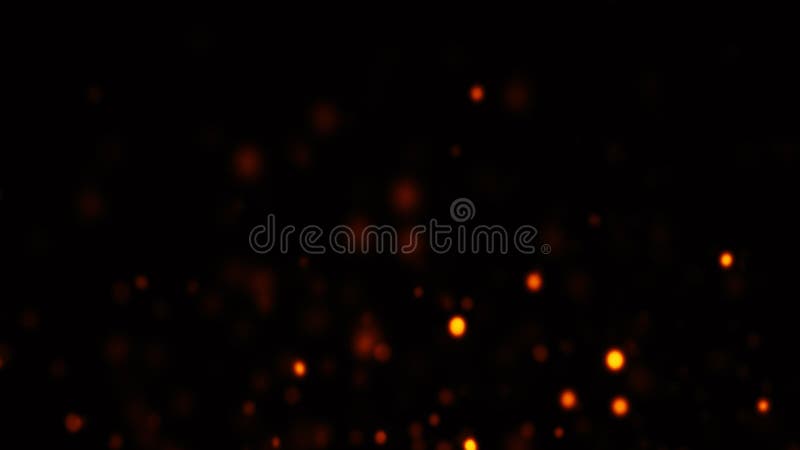 Blurred Fire Embers Sparks on Black Background . Texture Isolated ...