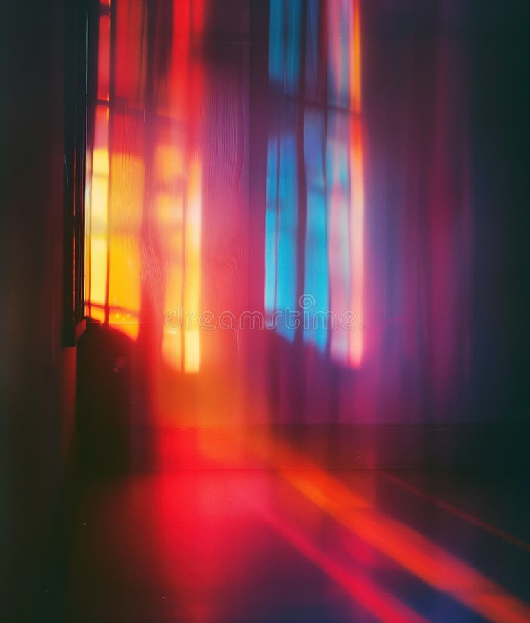 Blurred Flare Lights Background with Soft Glowing Effects, Generative ...