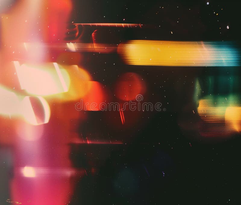Blurred Flare Lights Background with Soft Glowing Effects, Generative ...
