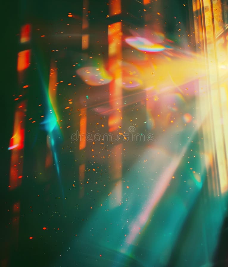 Blurred Flare Lights Background with Soft Glowing Effects, Generative ...