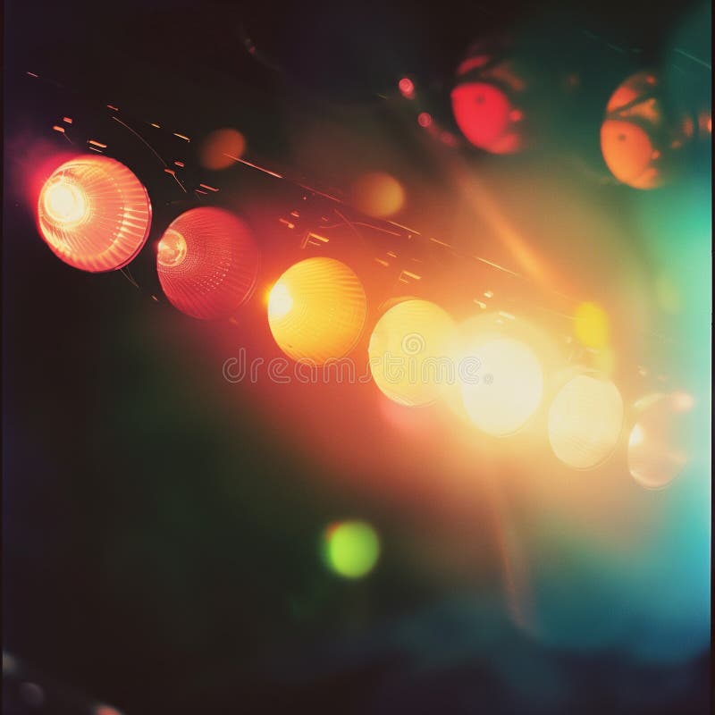 Blurred Flare Lights Background with Soft Glowing Effects, Generative ...