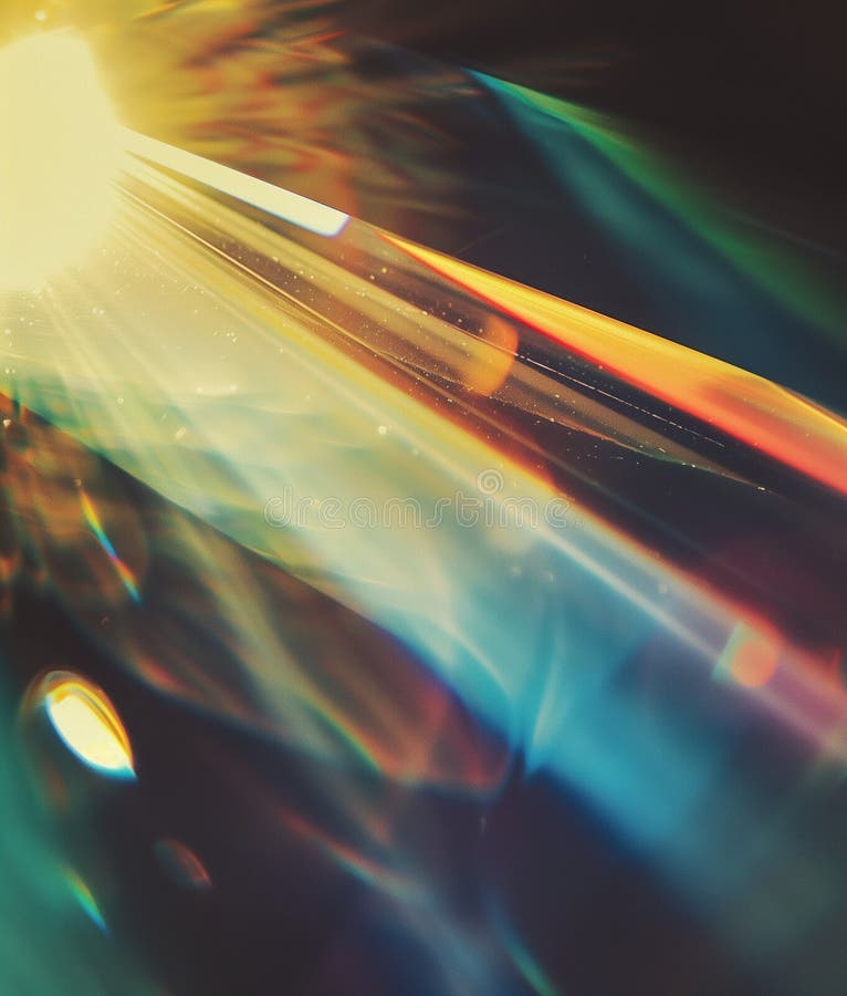 Blurred Flare Lights Background with Soft Glowing Effects, Generative ...