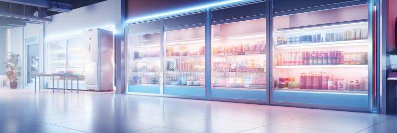 Blurred Fuzzy Grocery Store Stock Photo - Image of retail, fuzzy: 301493976