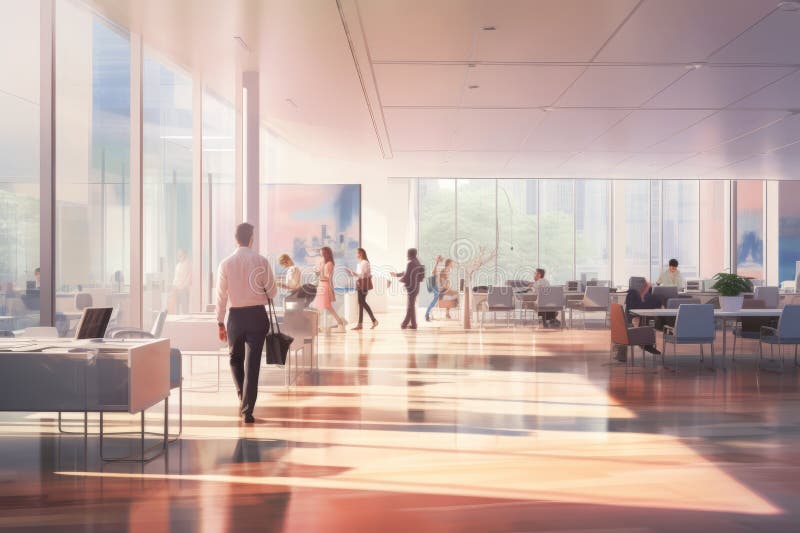 Blurred Fuzzy Office Buildings Stock Image - Image of work, fuzzy ...