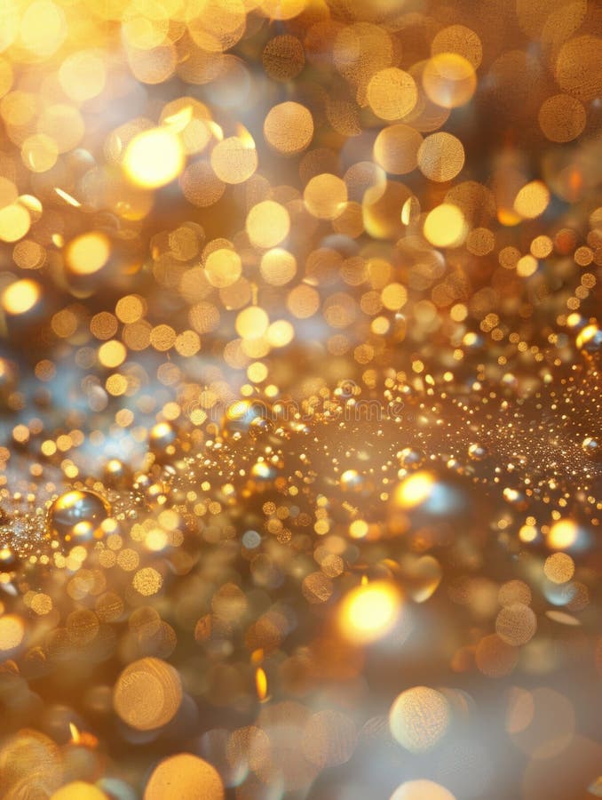 A Blurred Golden Background with No Distinct Features Stock Image ...