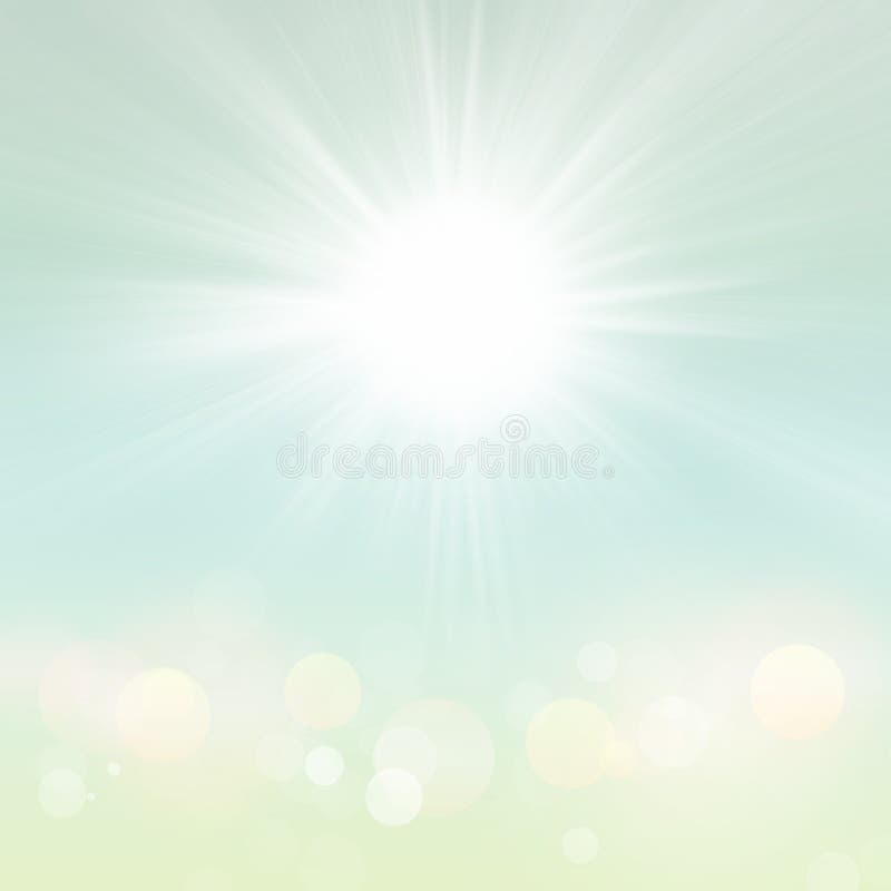 Blurred Green Spring Summer Nature Background with Sun Rays Stock ... Blurred Green Spring Summer Nature Background with Sun Rays Stock ...