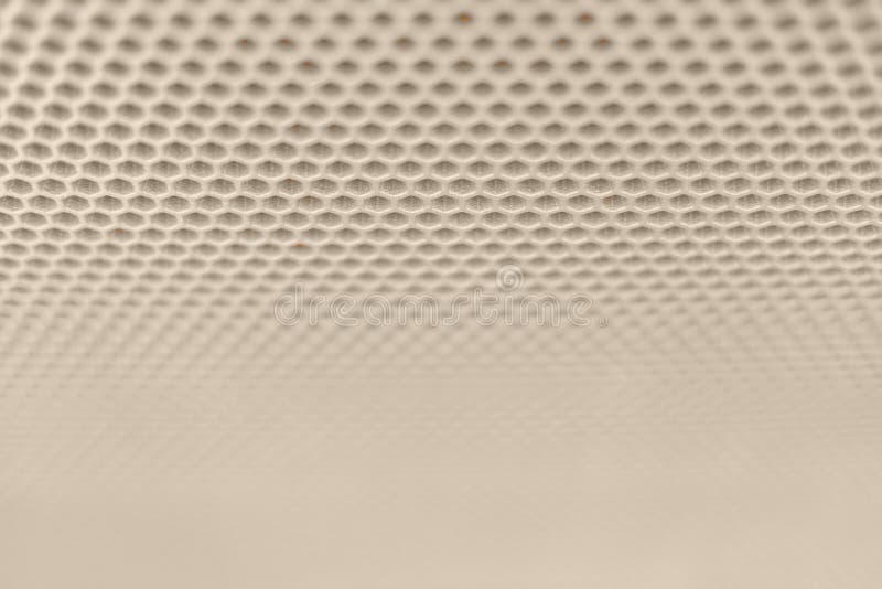 Blurred Hexagonal Mesh in Sail Champagne, Texture with Perspective ...