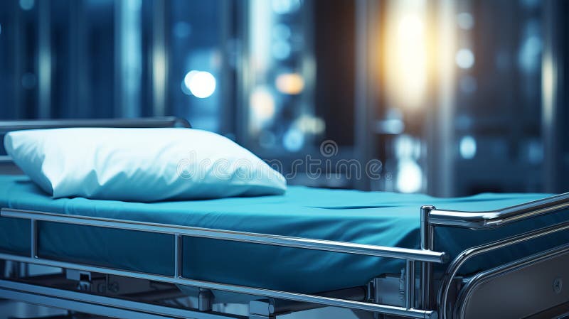 Blurred Hospital Interior Abstract Medical Backdrop with Soft Focus and ...