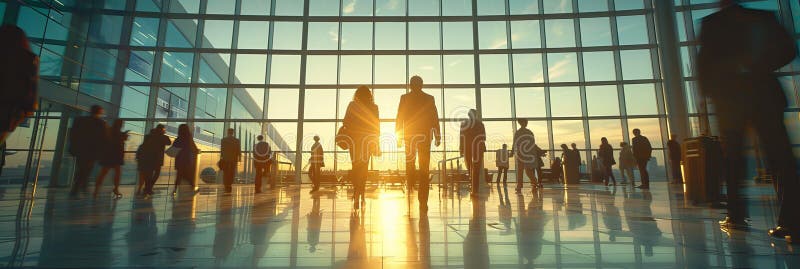 Blurred Image of Corporate Professionals Socializing at an Office ...