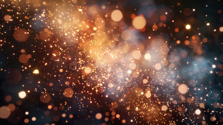 A Blurred Image of Multiple Light Sources, Possibly from a Festive or ...