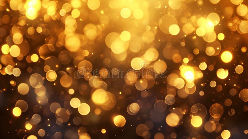 A Shimmering Gold Ornament Hanging from a String Stock Photo - Image of ...