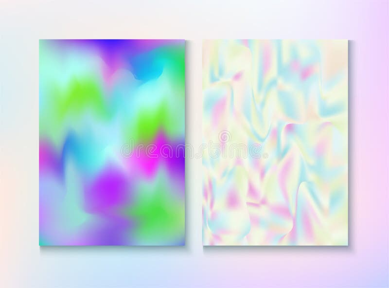 Blurred Invitation, Corporate Identity Vector Texture Set. Stock Vector ...