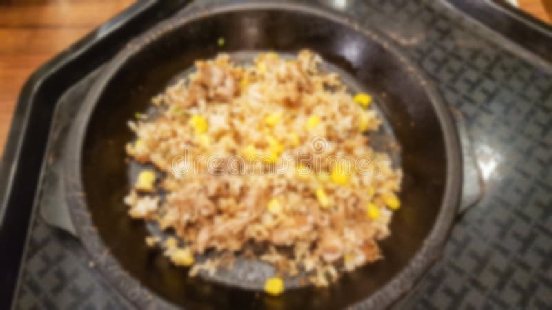 Blurred Japanese Food on Table Stock Photo - Image of eating, cooked ...