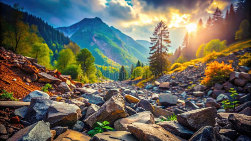 A Blurred Landscape Environmental Devastation Unveiled by a ...