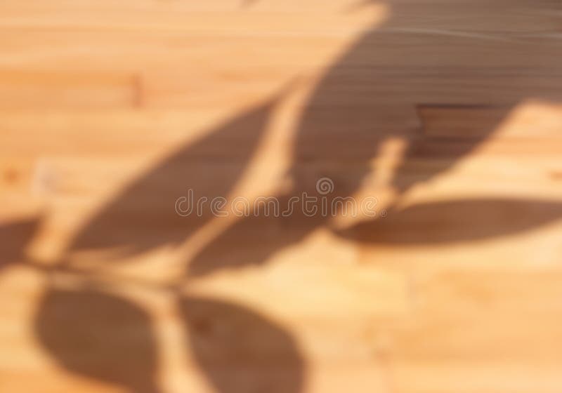 Blurred Leave Shadow on Wood Table Stock Illustration - Illustration of ...